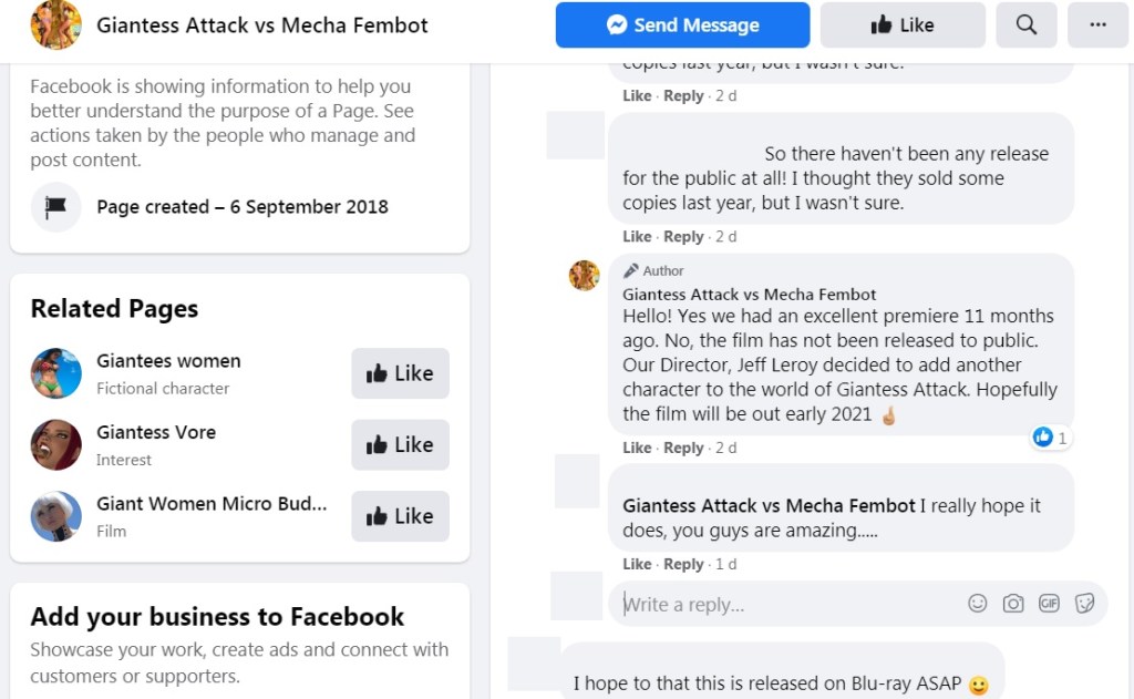 Solomon E Howls at Full Moon’s New GTS Films – There She Grows